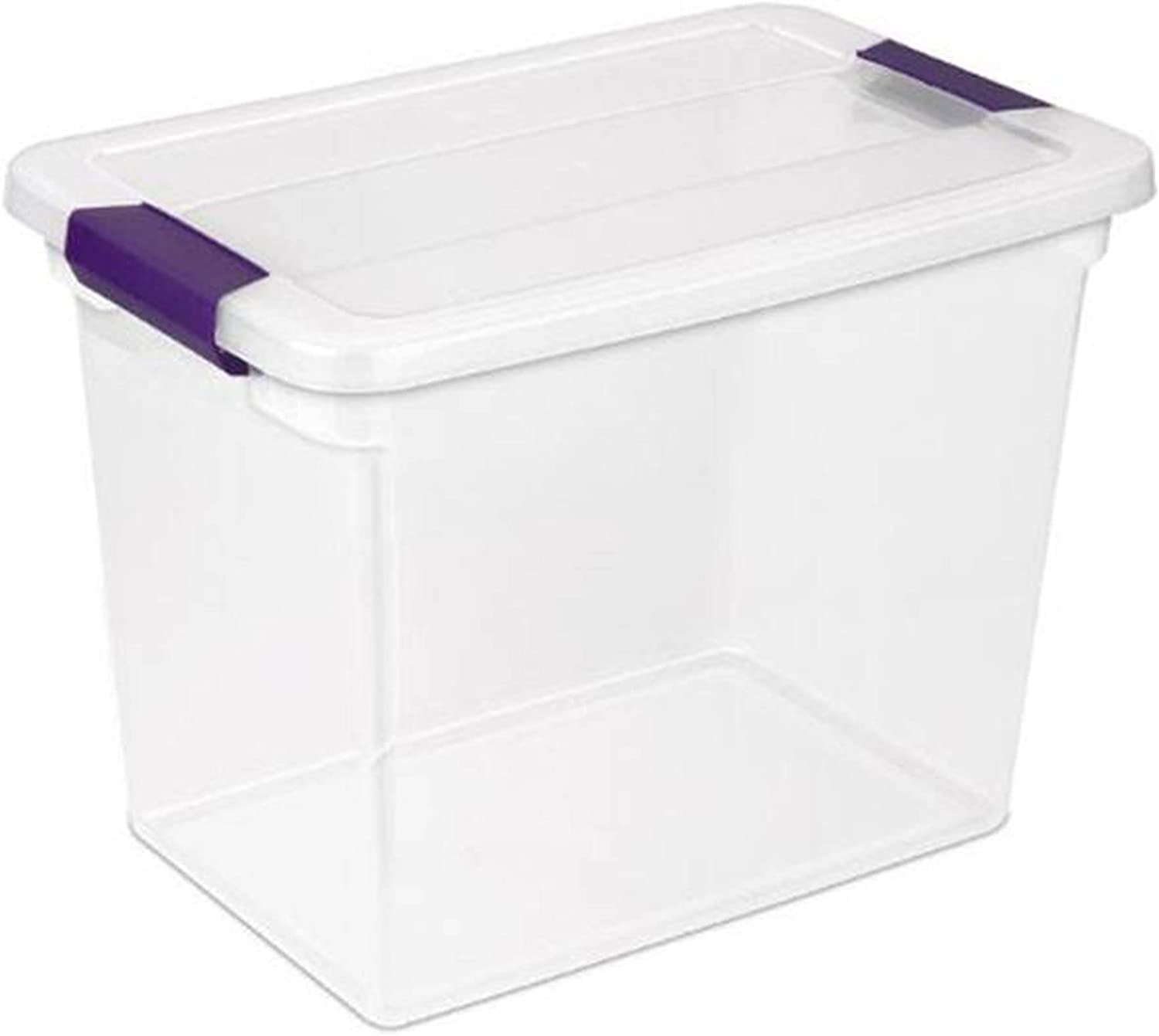 STORAGE-w-PURPLE LATCH TOP- 27 QT - Lee Distributors