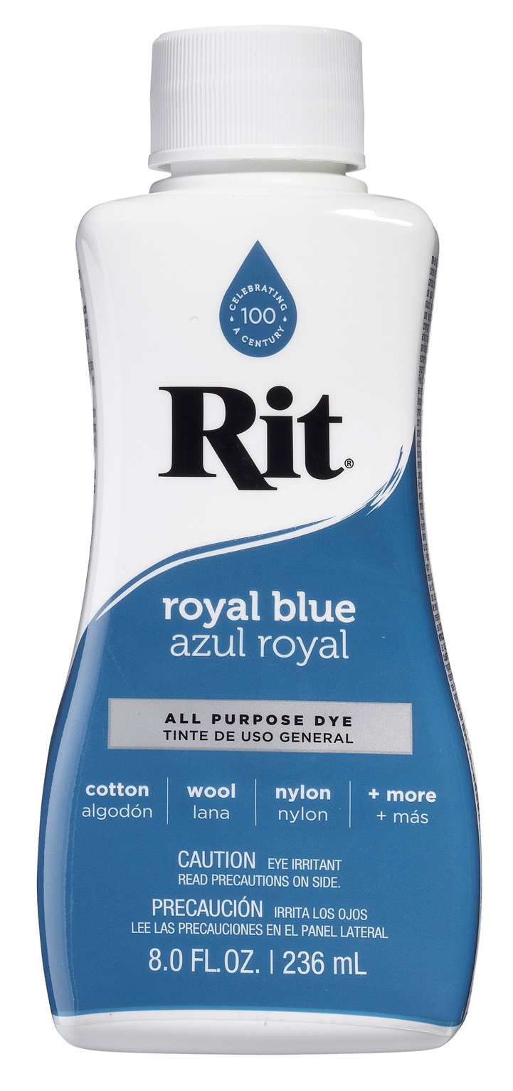 RIT LIQUID DYE – 8oz ROYAL BLUE ( # 88299 ) - Lee Distributors