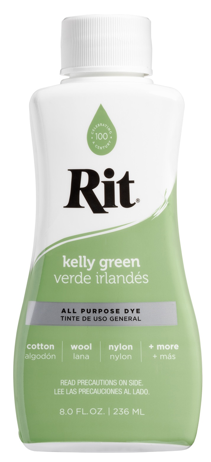 RIT LIQUID DYE – 8oz KELLY GREEN ( # 88329 ) - Lee Distributors