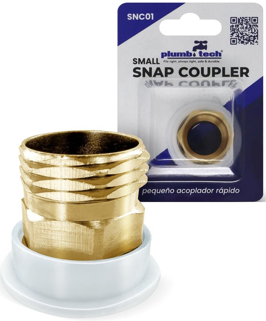 SNAP COUPLER-BRASS – SMALL - Lee Distributors