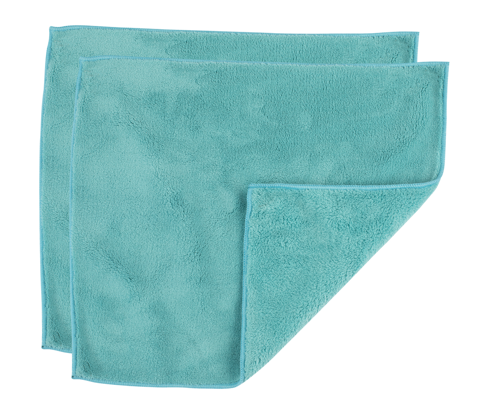 MICROFIBER DUSTING CLOTH PK/2 BLUE - Lee Distributors