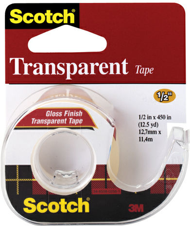 SCOTCH TAPE-TRANSPARENT-1/2x 450 - Lee Distributors