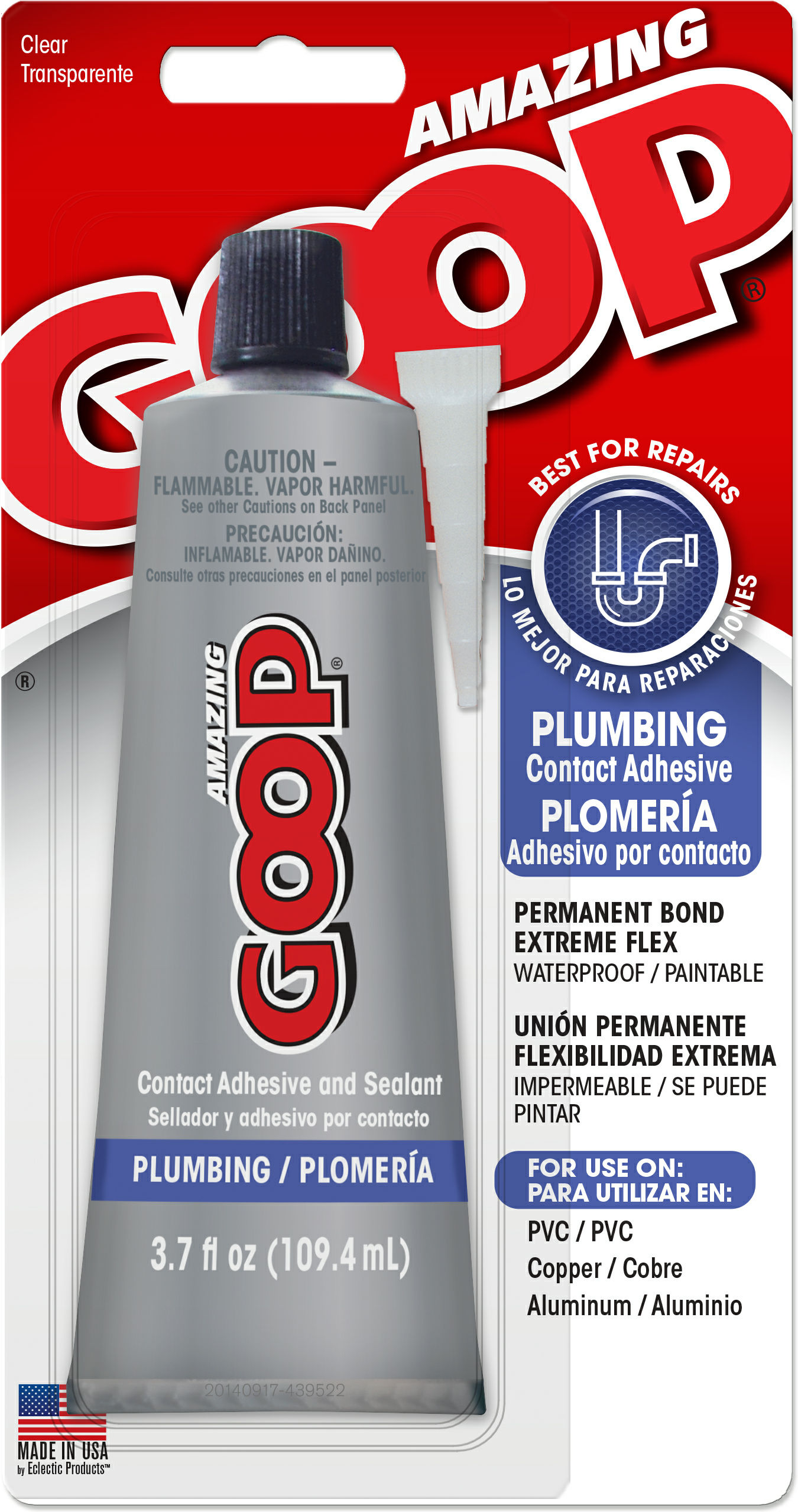 GOOP-AMAZING-PLUMBING 3.7oz - Lee Distributors