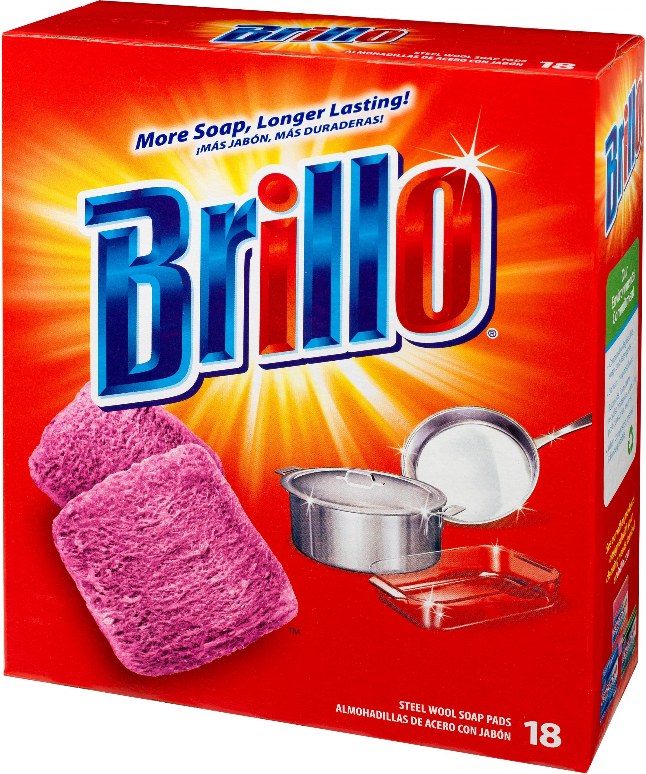 BRILLO SOAP PADS-BOX OF 18 - Lee Distributors