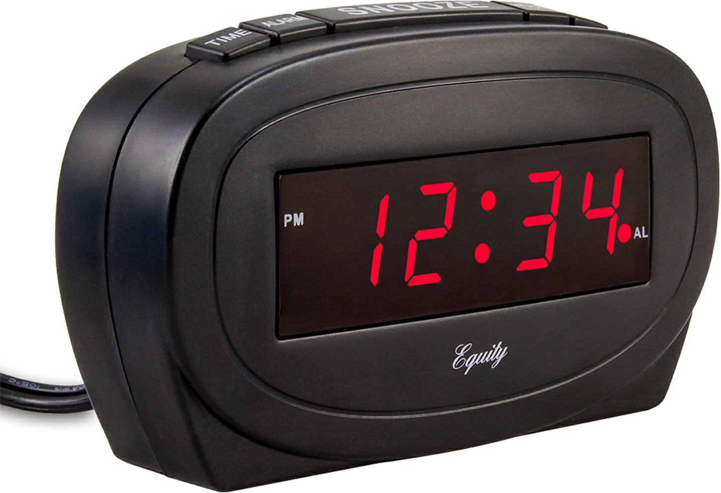 ALARM CLOCK-LED 5″-BLACK w/PLUG - Lee Distributors