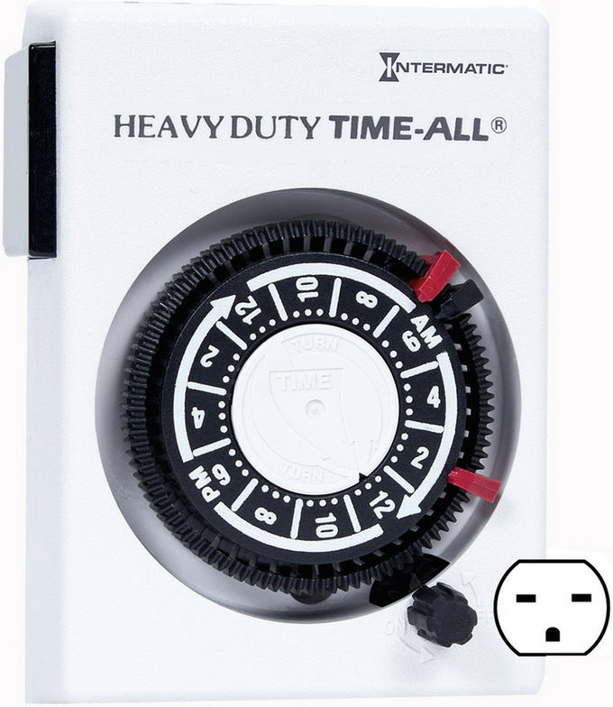 TIMER-24HR-240v-15 AMPS- PARLL/PRNG - Lee Distributors