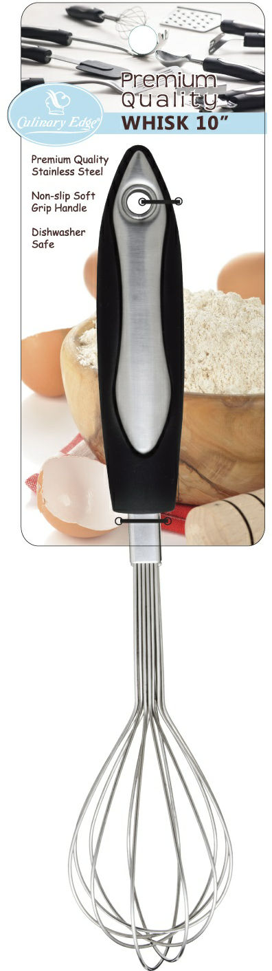 WHISK 10″ S.S.-Black - Lee Distributors
