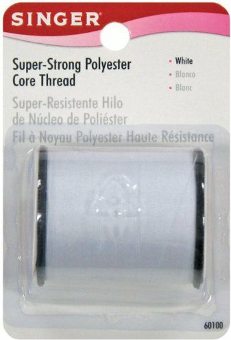 SINGER-SEWING THREAD 150 yd.- POLY-WHITE - Lee Distributors