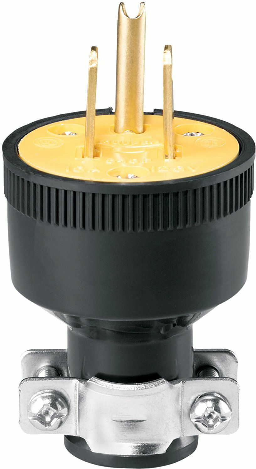 PLUG-3 PRONG-H.D.RUBBER-MALE - Lee Distributors