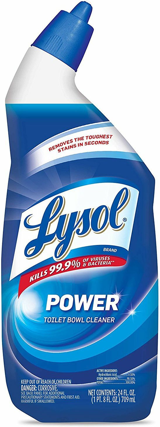 LYSOL TOILET BOWL CLEANER 24oz BLUE POWER - Lee Distributors