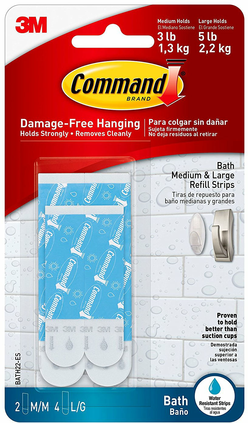 COMMAND BATH REPLACE STRIPS ASST. - Lee Distributors