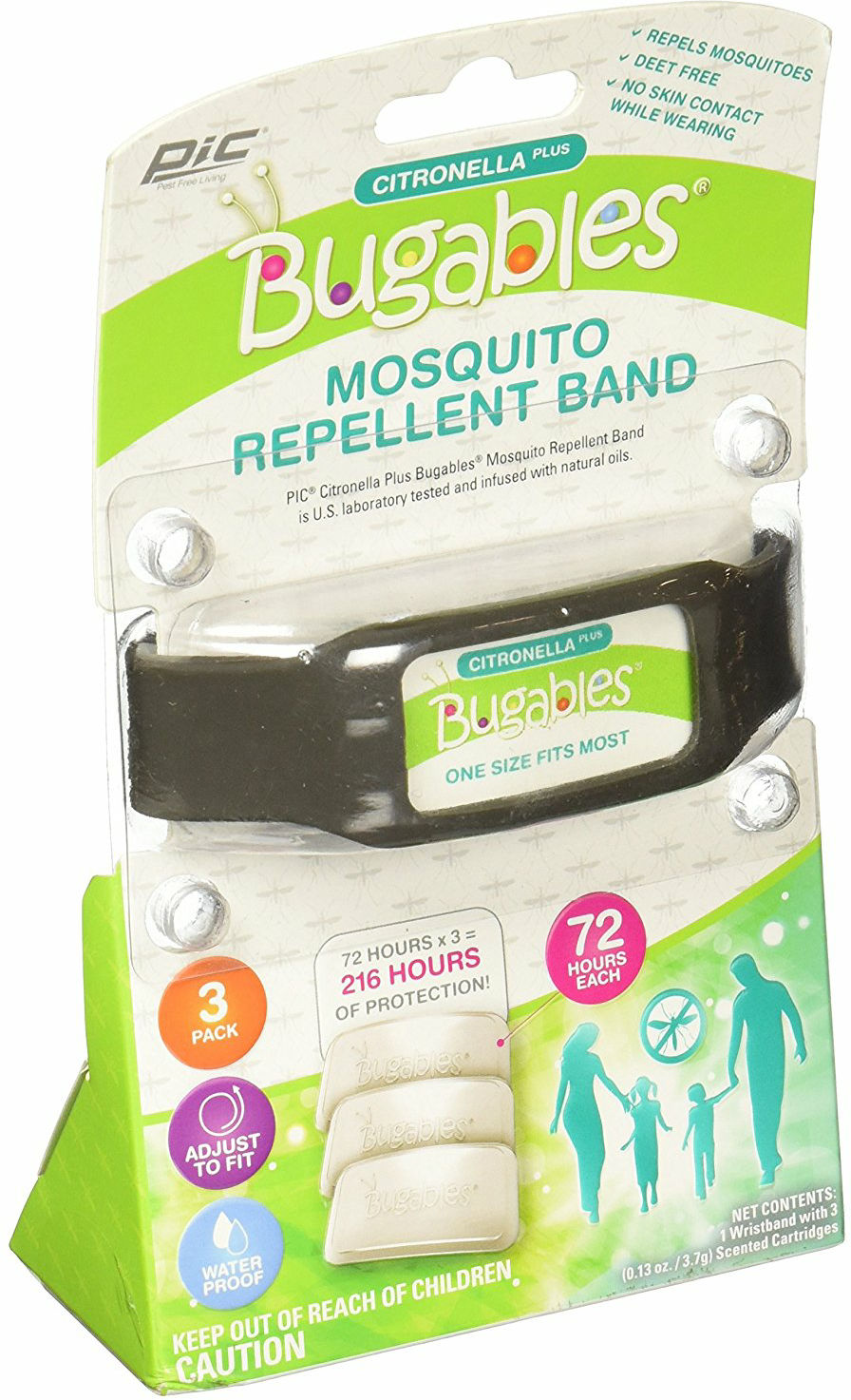 BUGABLES MOSQUITO BANDS 3pk - Lee Distributors