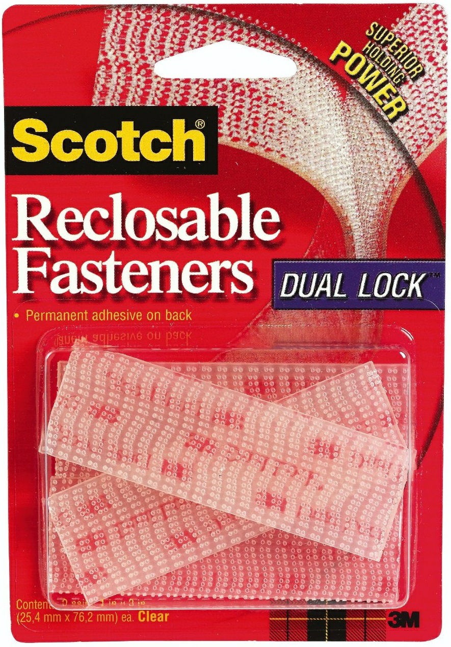 EZ PASS FASTENER-CLEAR-1″x3″-2 PAIR - Lee Distributors