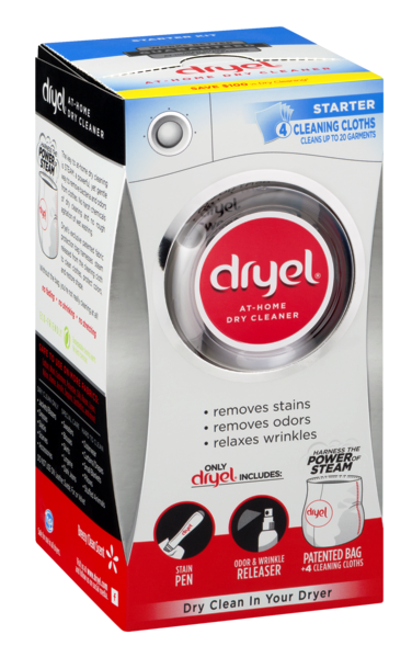 DRYEL STARTER KIT - INCLUDES 4 CLOTHS, REUSABLE PRTCTV BAG - Lee ...