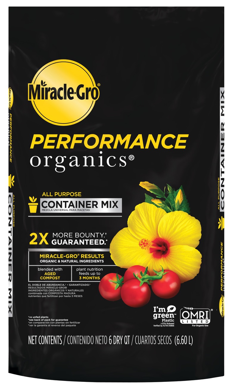 MIRACLE GRO ORGANIC SOIL-6qt - Lee Distributors