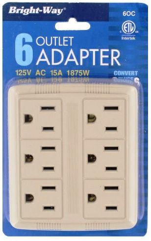 WALL TAP 6 OUTLET ADAPTER - Lee Distributors