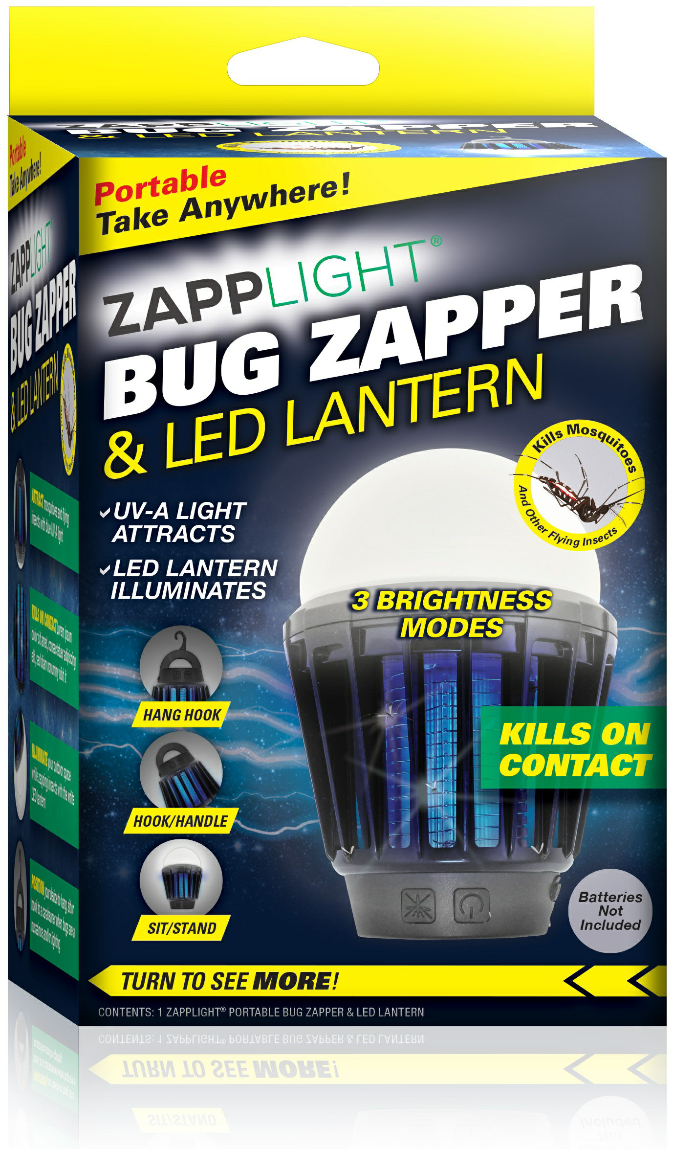 PIC BUG ZAPPER/LED LANTERN W/HOOK - Lee Distributors