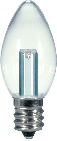 NIGHT LIGHT BULB LED 7 watt CLEAR - Lee Distributors