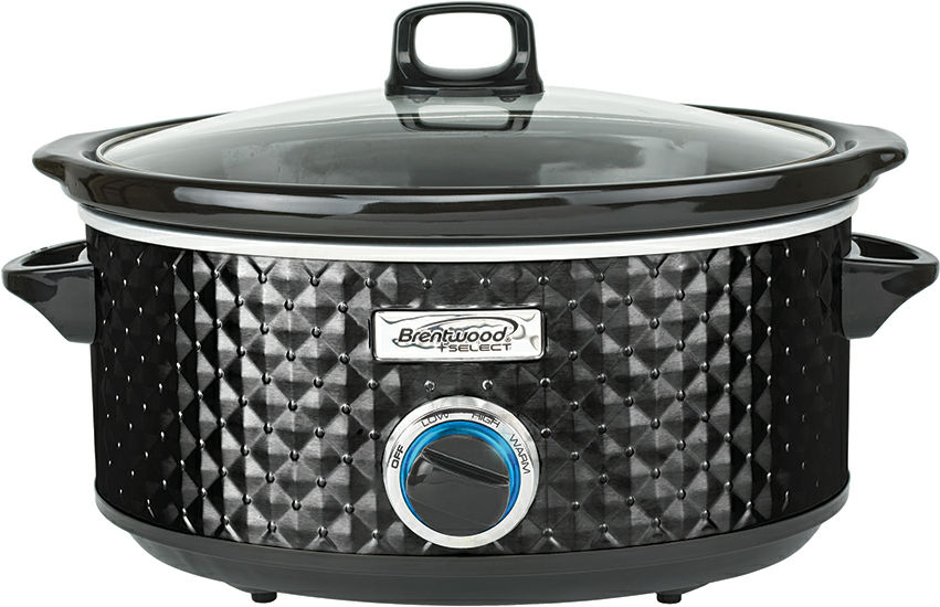 CROCK POT-7qt w-3 SETTINGS- CHARCOAL - Lee Distributors