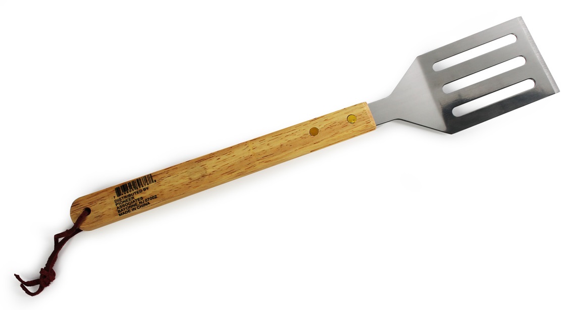 BBQ TOOL-TURNER-14″-WOOD HDLE - Lee Distributors