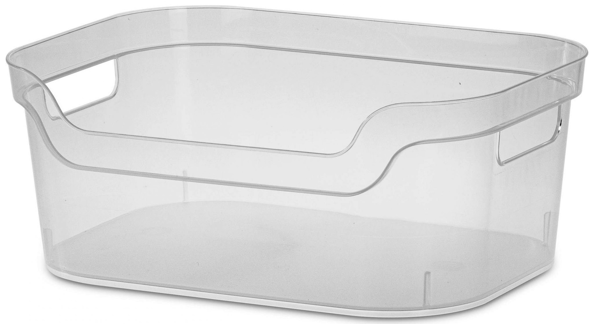 STORAGE-CLEAR OPEN TOP BIN – MEDIUM-13 x 9.5 x 5.25 - Lee Distributors