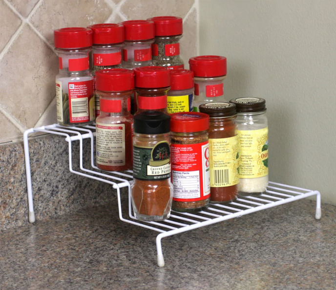 SPICE RACK-3 STEP COATED STEEL - Lee Distributors
