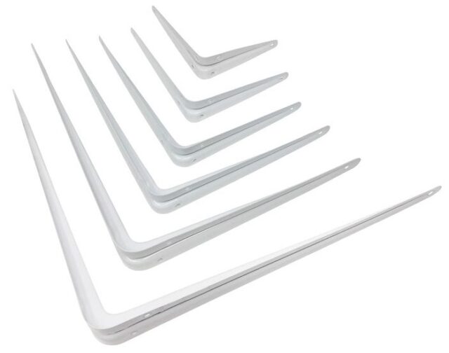 SHELF BRACKETS-WHITE- 8″ x 10″ - Lee Distributors