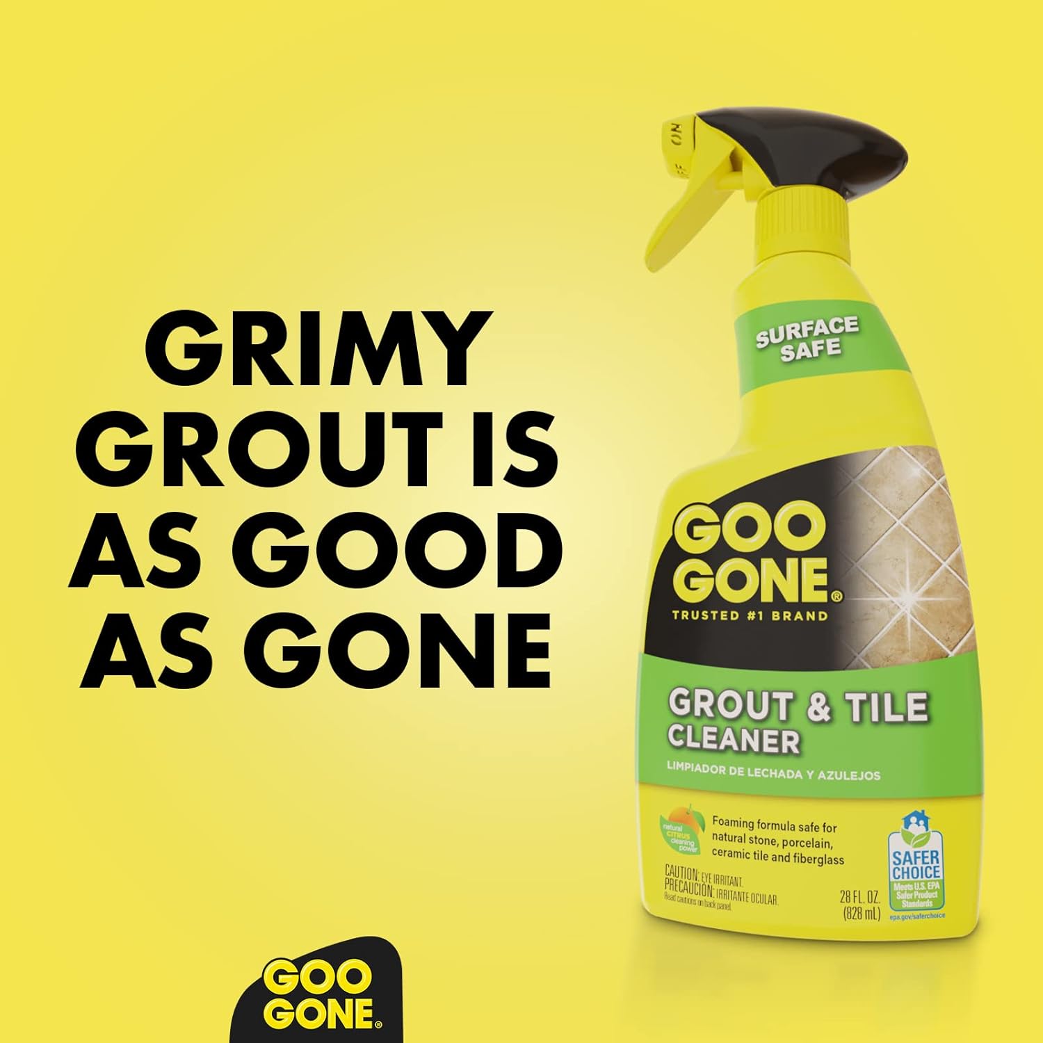 GOO GONE GROUT & TILE CLEANER 28oz – TRIGGER - Lee Distributors