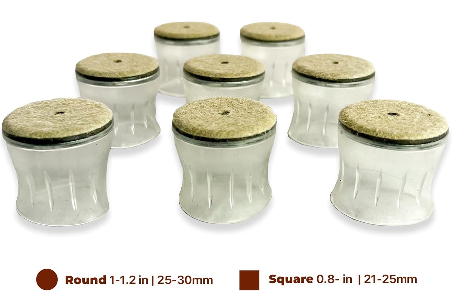 PARKER & BAILEY FELT FEET CAP 16pk-SECURE LEG CAP W/FELT PAD - Lee ...