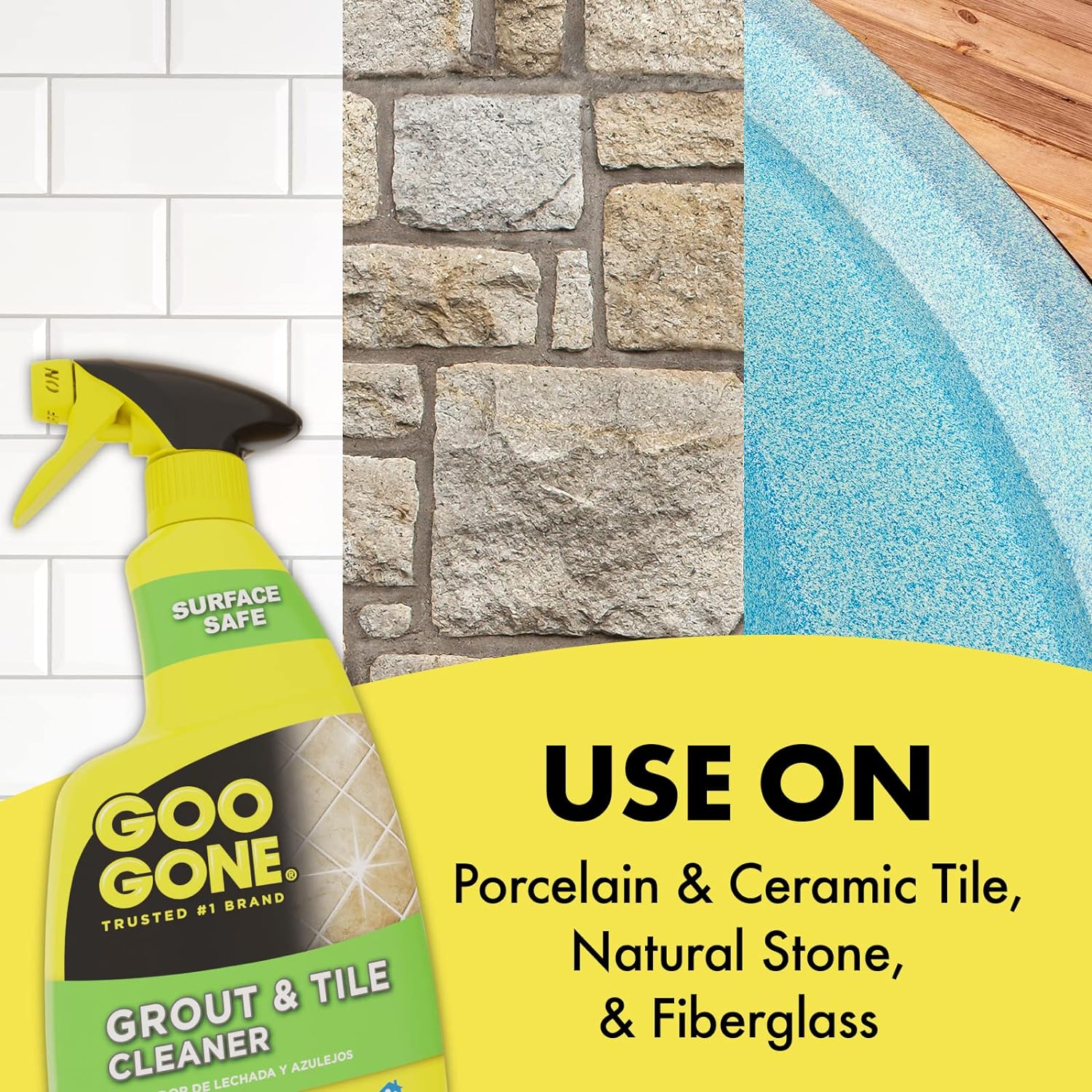 GOO GONE GROUT & TILE CLEANER 28oz – TRIGGER - Lee Distributors
