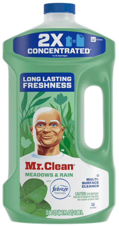 MR.CLEAN – 64oz CONC. MEADOWS & RAIN – ALL PURPOSE - Lee Distributors