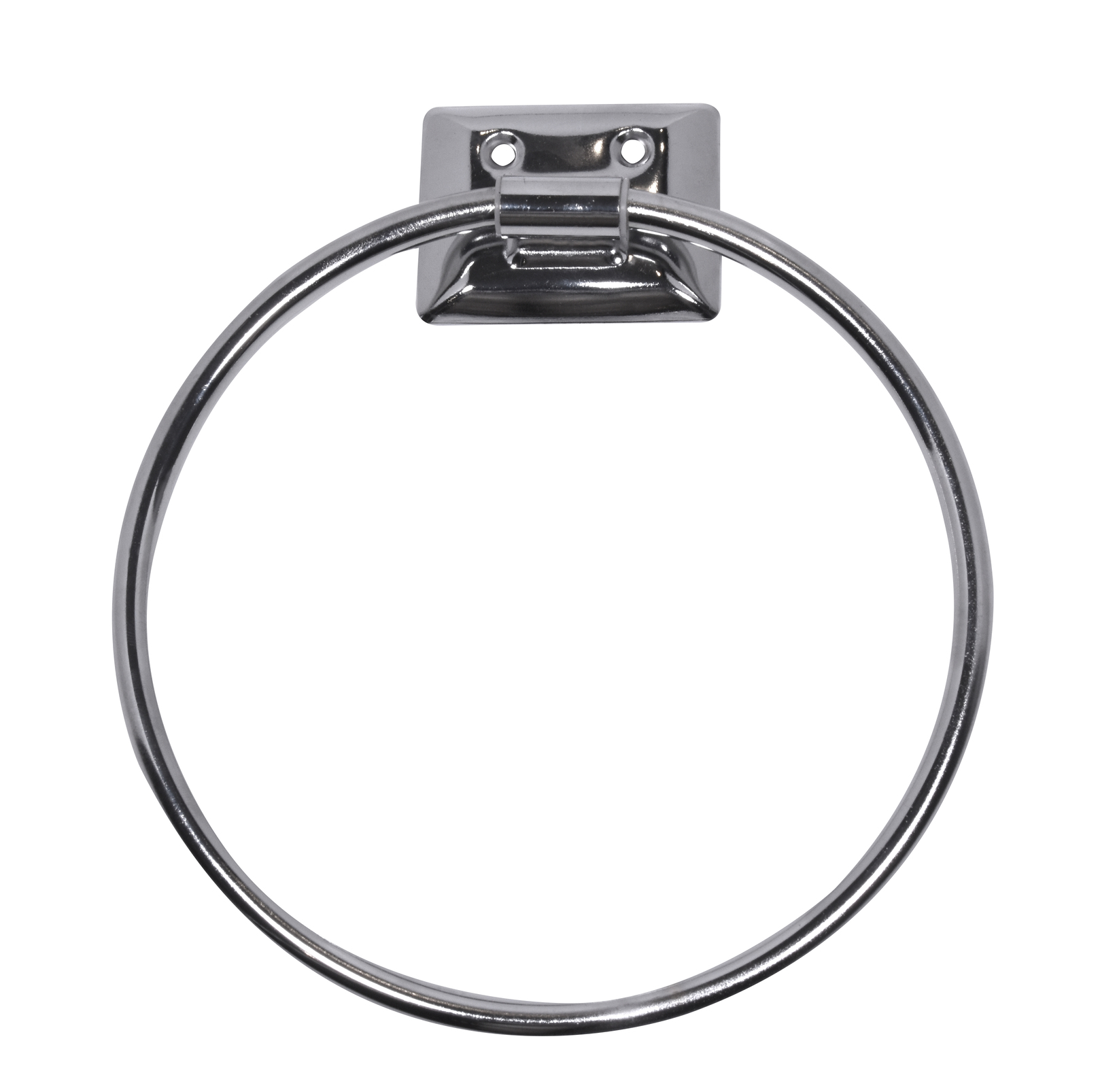 TOWEL RING-w/MOUNTING HARDWARE CHROME - Lee Distributors